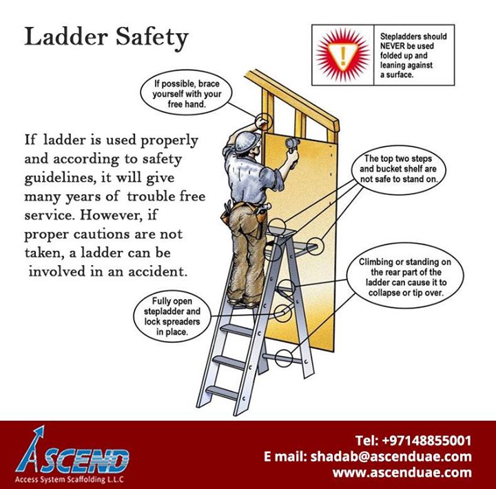 Welcome to Ascend Access System Scaffolding L.L.C: General Ladder Safety