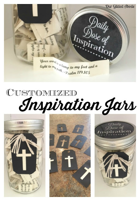 Our Gilded Abode: Customized Inspiration Jars