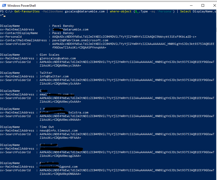 Reporting on the Favorites Shortcut items in Outlook, OWA and Outlook ...