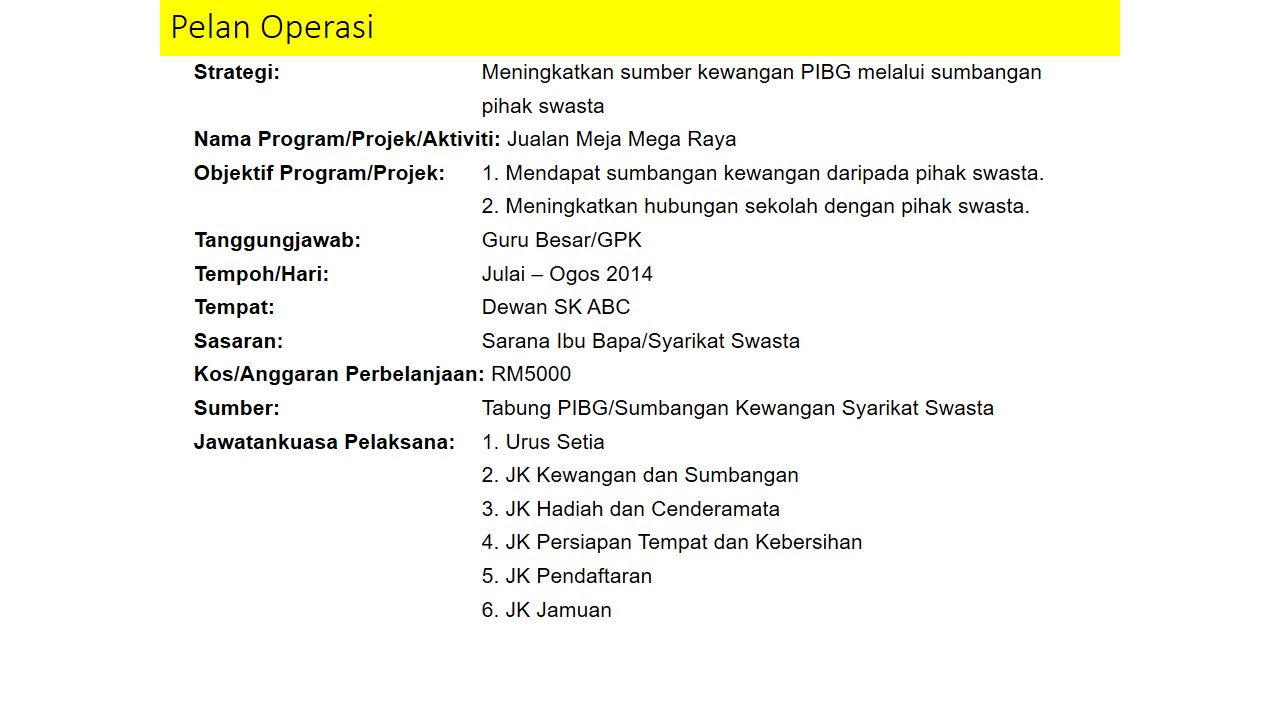 GURUTRAINING: PERANCANGAN STRATEGIK