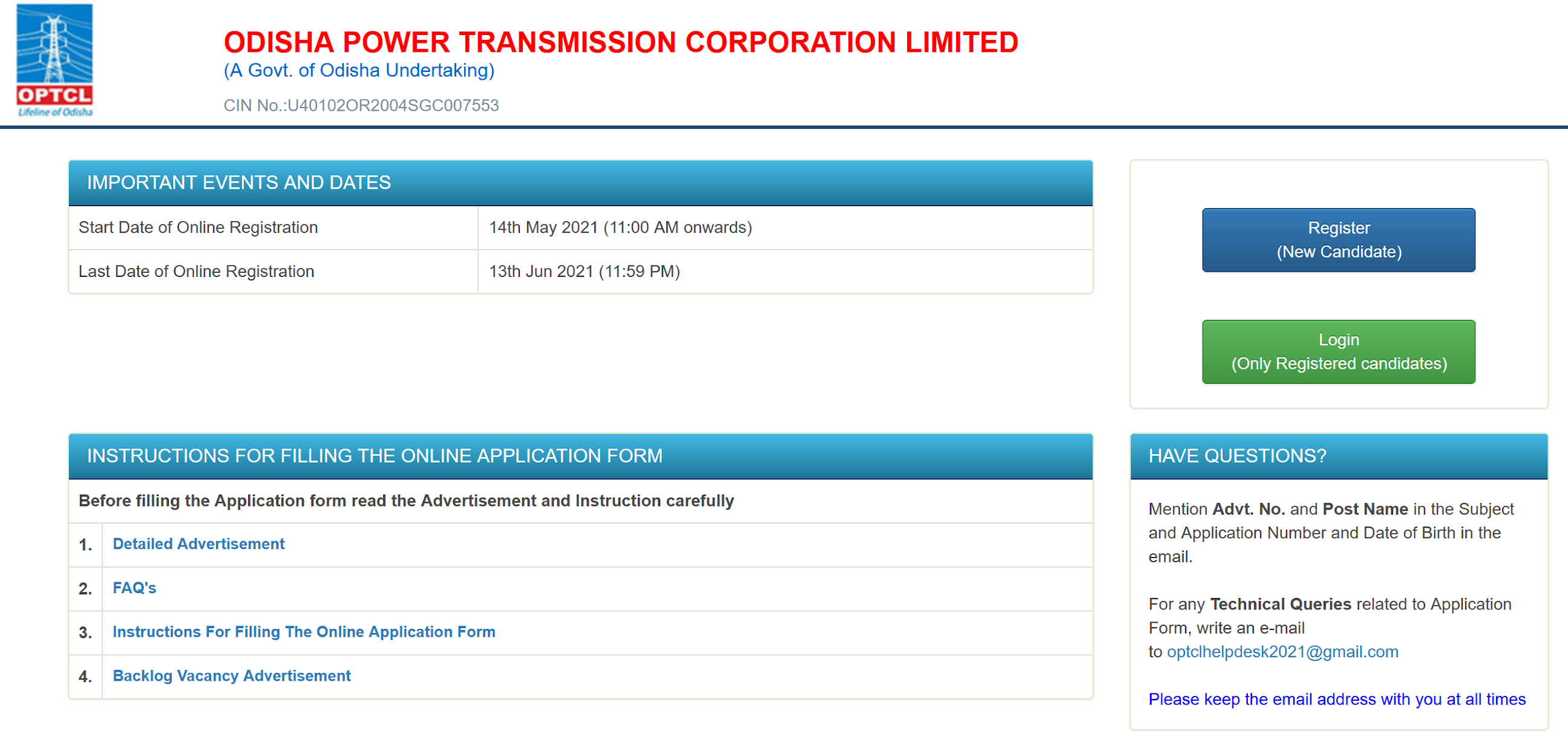 OPTCL Recruitment 2022 Apply Online | 260 Graduate, Diploma, ITI ...