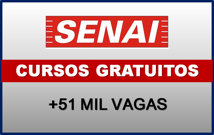 SENAI abre mais de 53 mil vagas em cursos por todo o país. Inscreva-se!