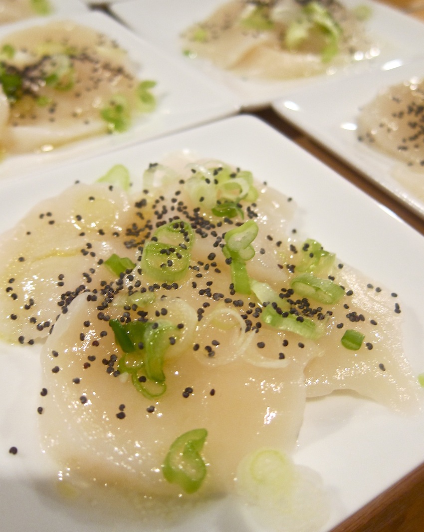 Figareau, cuisine évolutive: Little Quicky: Scallop Carpaccio