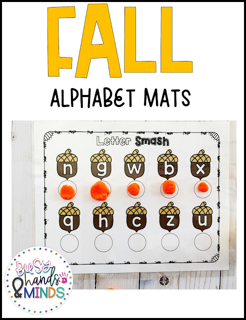 Fall Alphabet Mats | Busy Hands and Minds