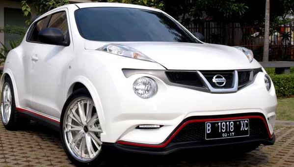 Modifikasi Mobil Nissan Juke Putih Terbaru