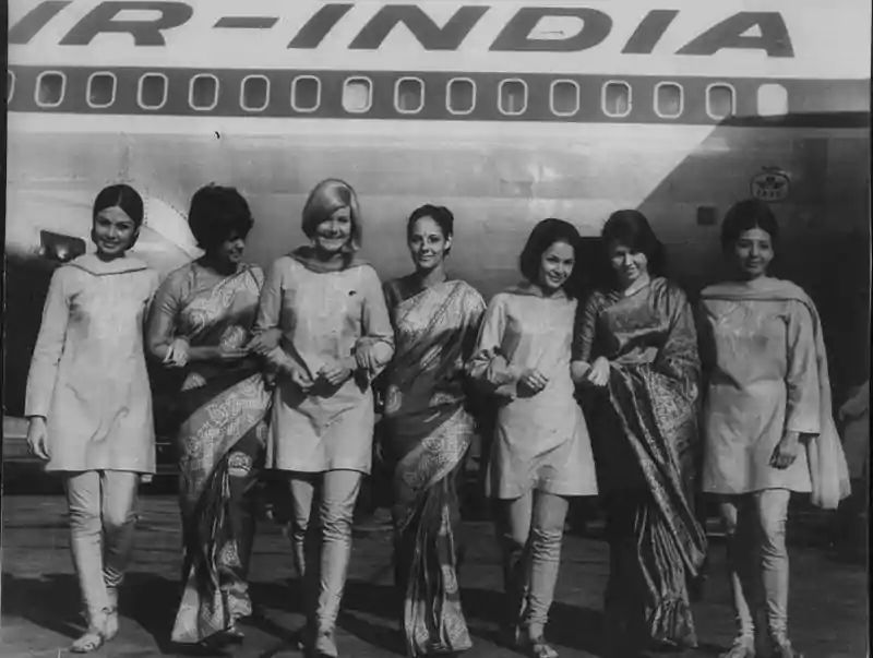 The Glory Days of Air India: 18 Vintage Photos of Indian Air Hostesses ...