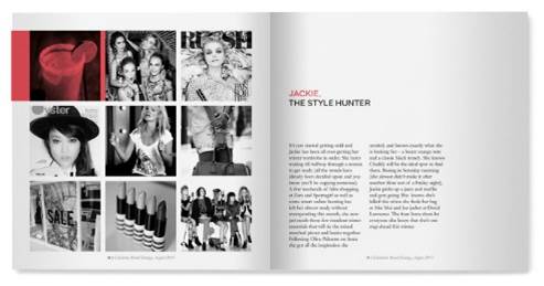 Digital Portfolio: Fashion book layout