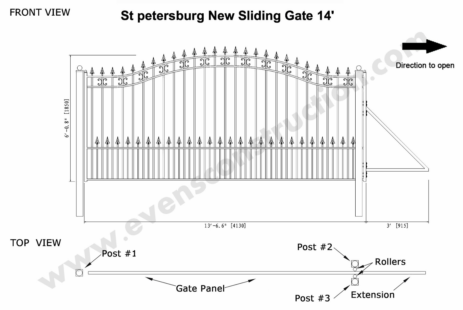 Entry Gate Design Diagram