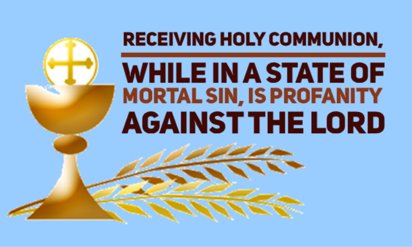 Philippine Catholic Churches: Receiving Holy Communion, while in a ...