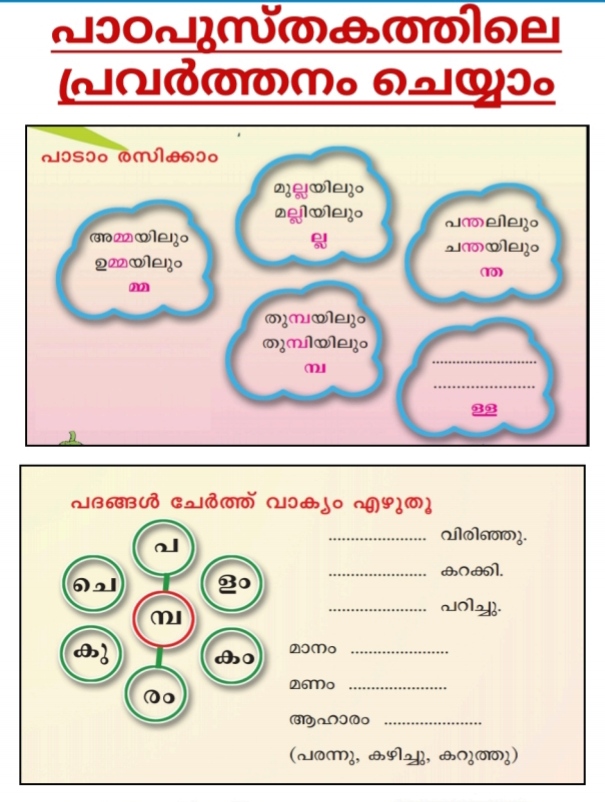 23 November 2020 Malayalam - Class 1 KVLPGS