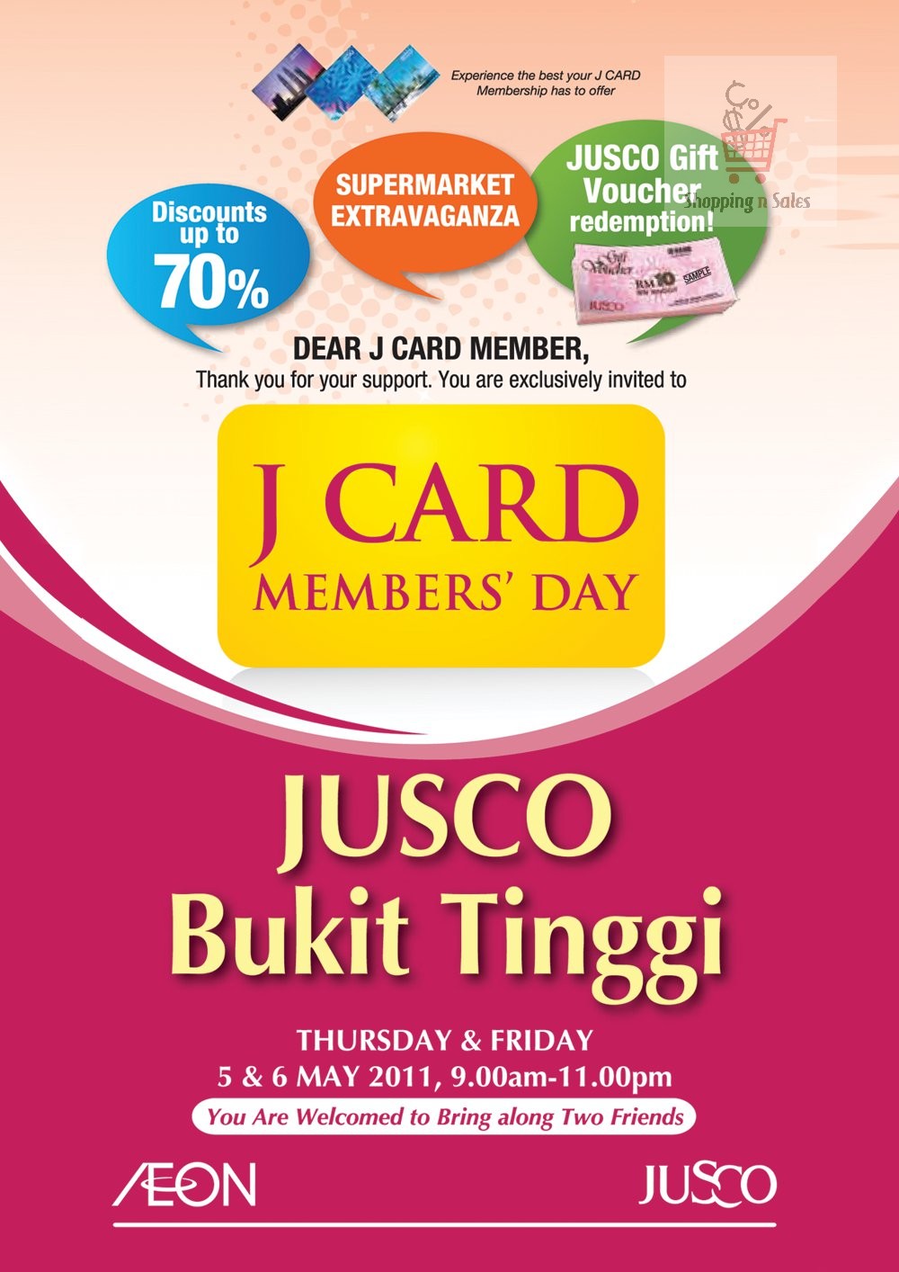 paths we choose: J-Card day at Jusco Bukit Tinggi
