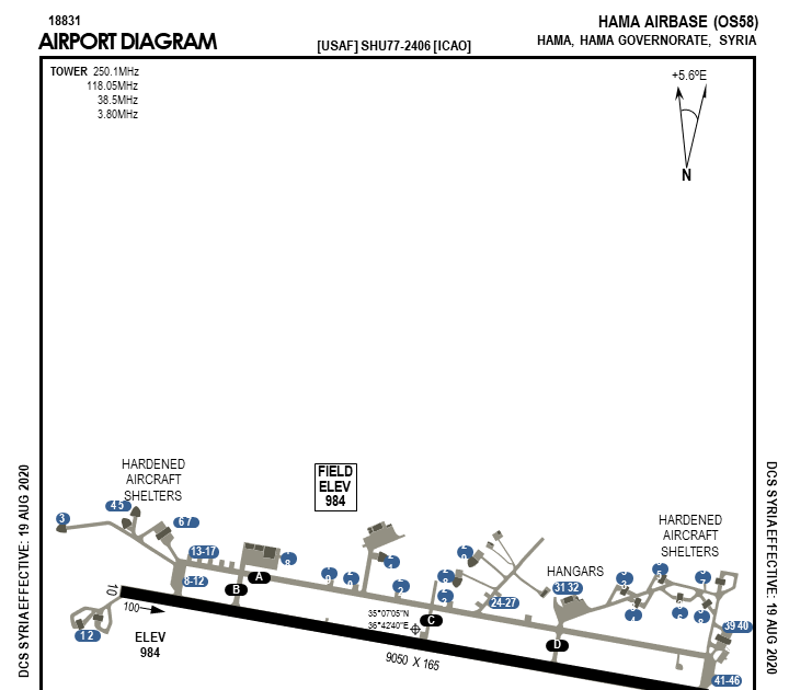 ALLIED FLYING FORCE: Airbase: HAMA [Siria]