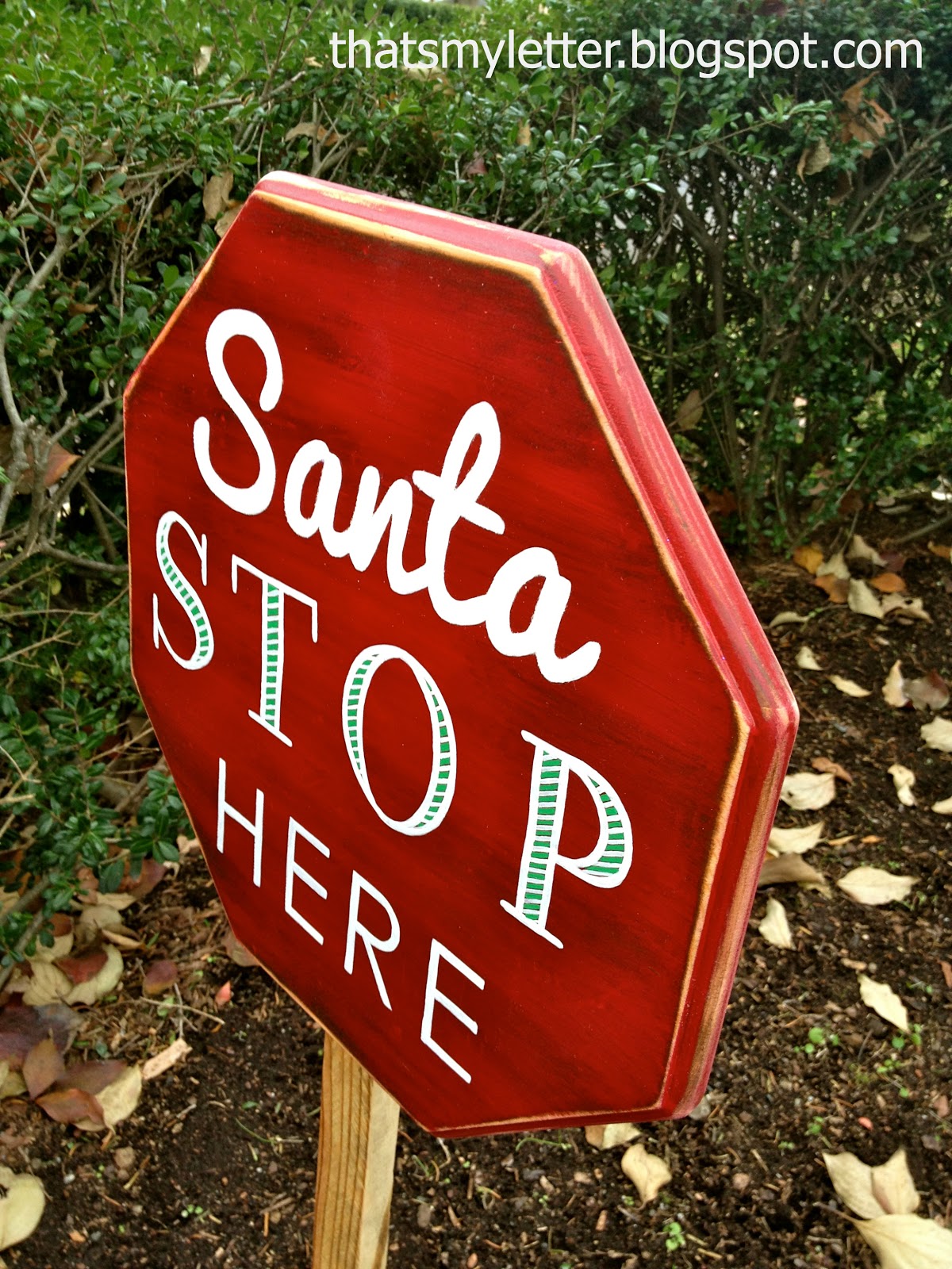 "S" is for Santa sign - Jaime Costiglio