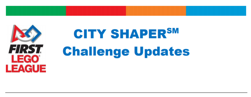 First Lego League - CITY SHAPER Season Launch