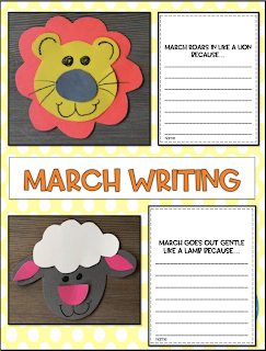 1st Grade Hip Hip Hooray!: Let's Write ...March Themed
