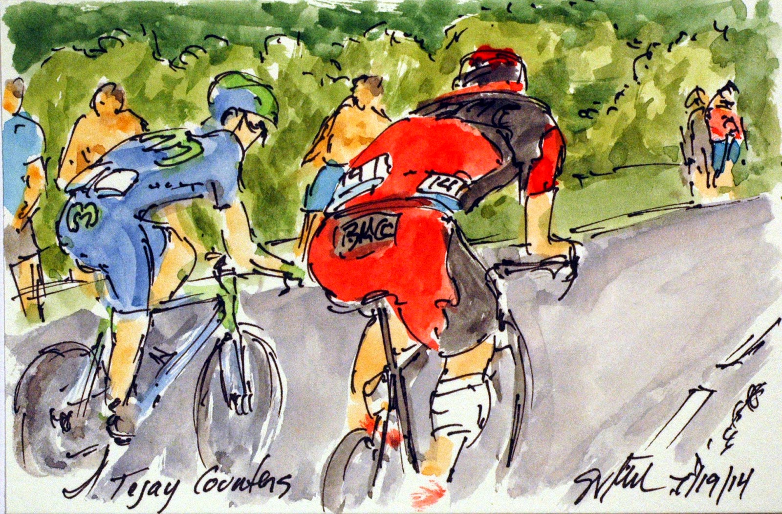 The Art of Cycling: Tour Stage 14: Tejay Counters