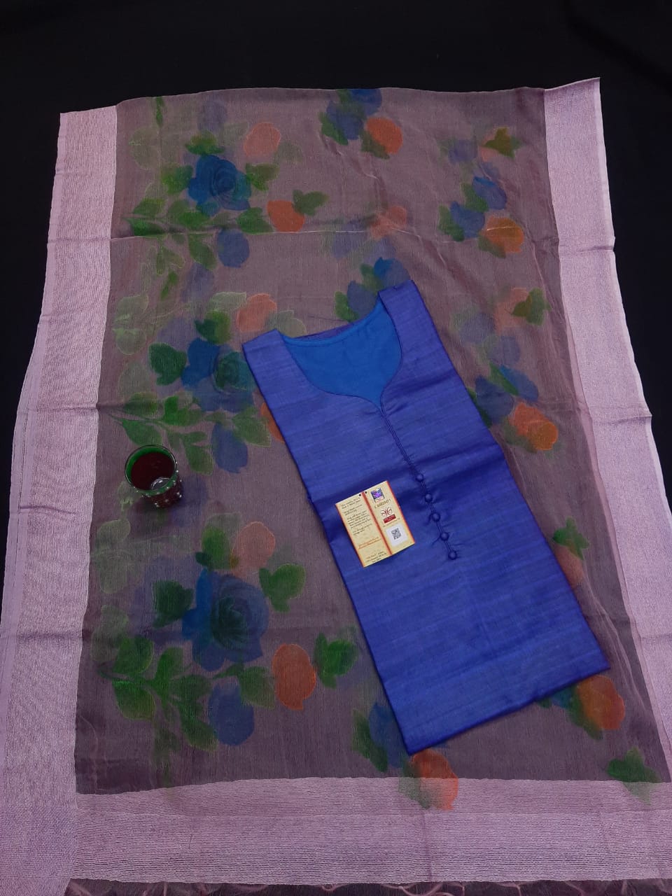 Pure tusser semistitched suits