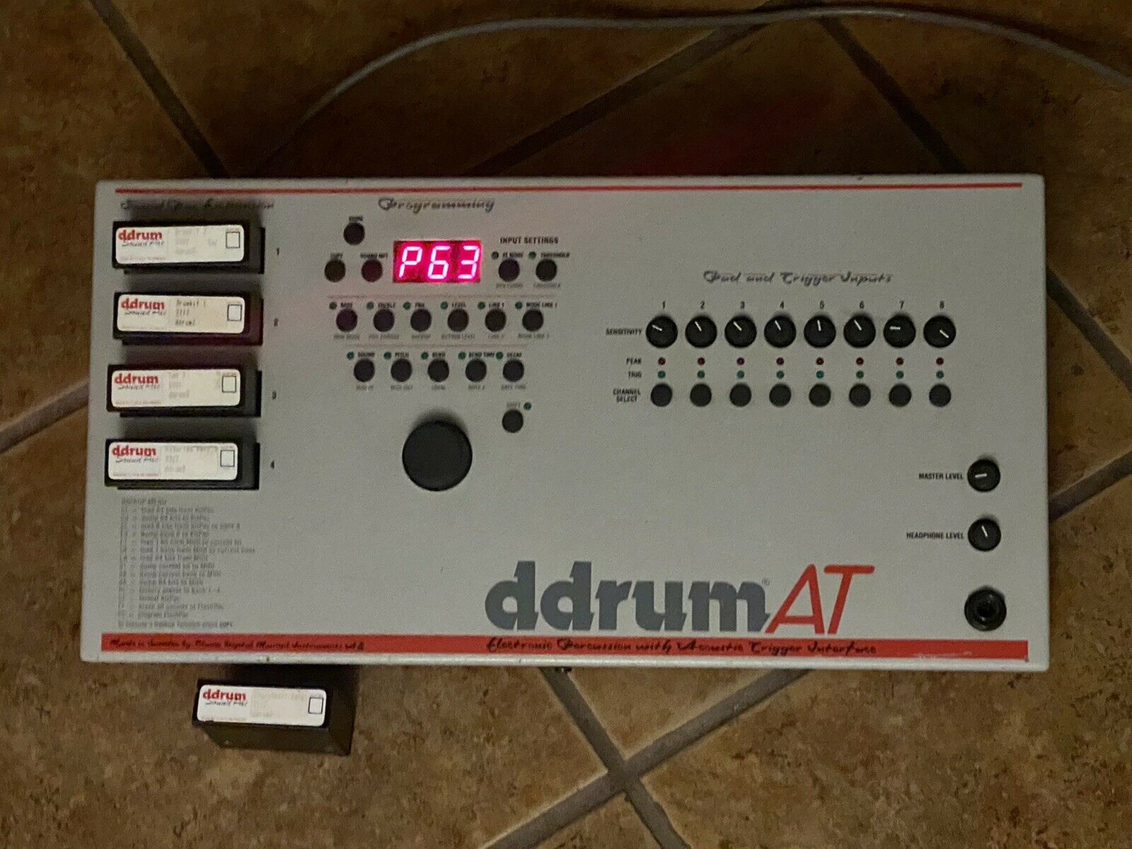 MATRIXSYNTH: Clavia ddrum AT drum module w/ carts