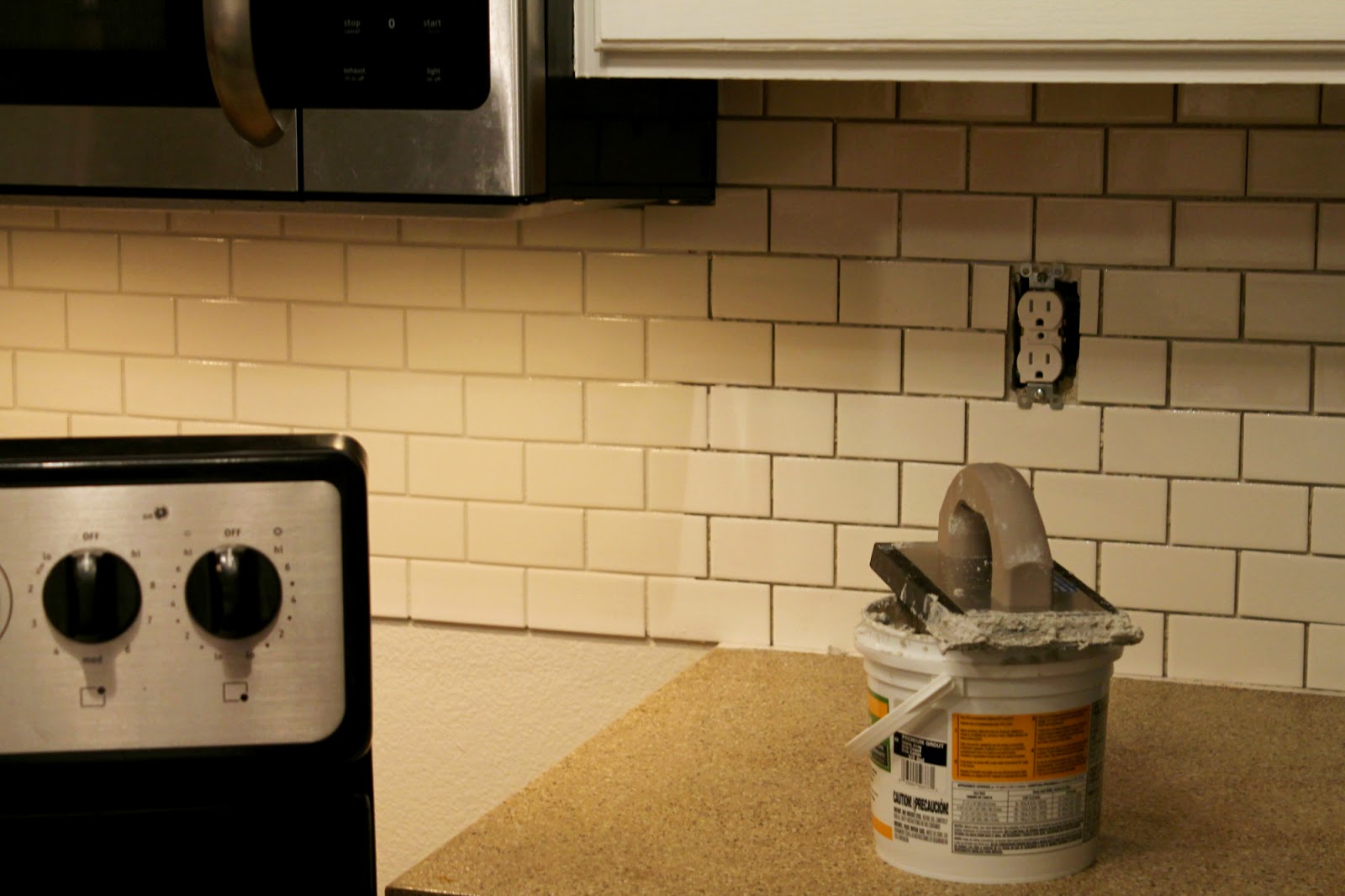 Installing a Tile Backsplash Part 3 — Grouting