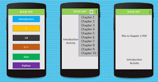 How to make a book app using PDF in android studio