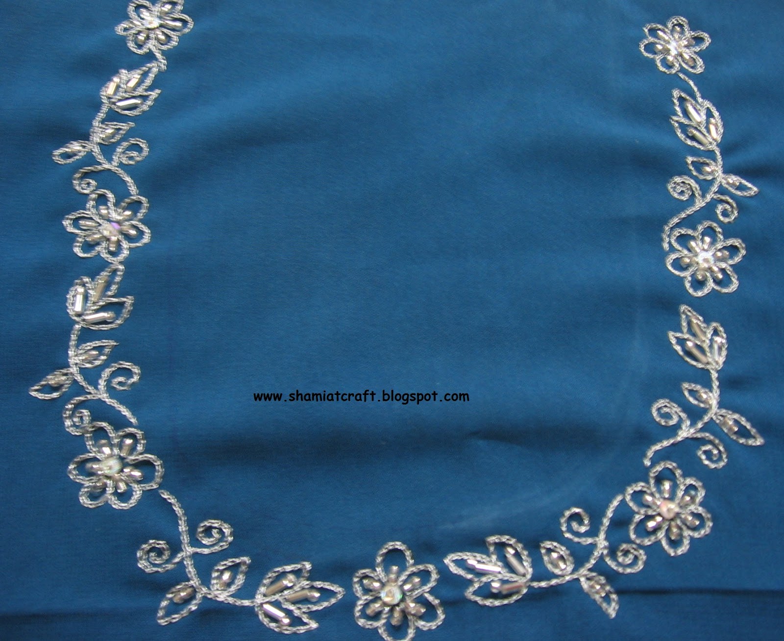 MY CRAFT WORKS: Chain stitch - Blouse Neck Design