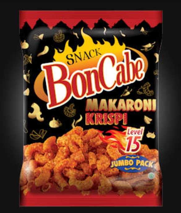 Ini Dia, Terbaru dari BonCabe, Snack BonCabe Makaroni Krispi level 15