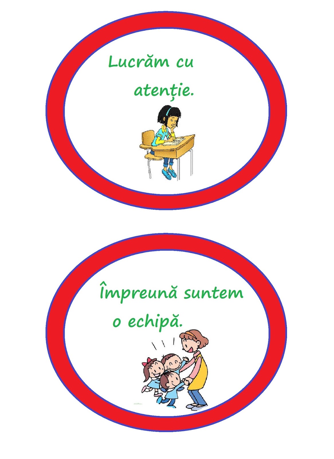 Lumea lui Scolarel...: Regulile clasei în imagini