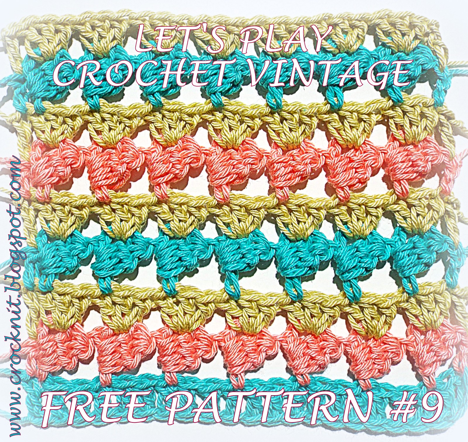 MICROCKNIT CREATIONS: LET'S PLAY - CROCHET VINTAGE - FREE PATTERN #9