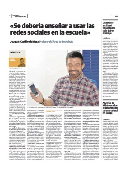 Los textos periodísticos o géneros discursivos del ámbito social