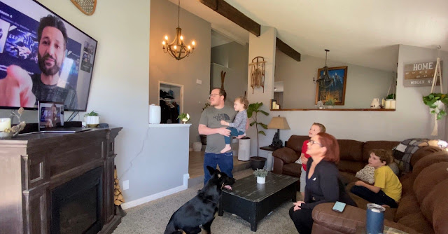 (The family of Nathan Batchelder has a 1-on-1 video chat with actor Cas ...