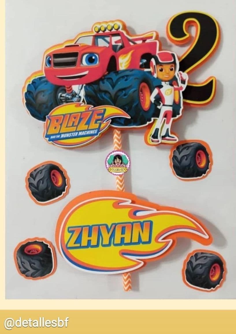 Topper Blaze And The Monsters Machine Zhyan 2 - Mis Toppers Tus Toppers