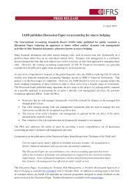 IFRS STANDARD SETTING PROCESS