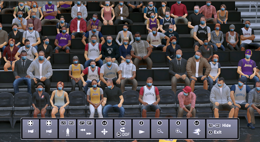 NBA 2K21 Crowd Mod with Mask by Kevs