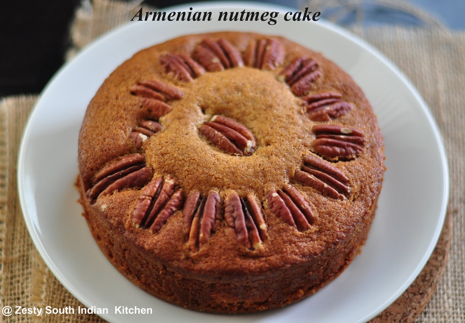 Nazook / Armenian pastry and Armenian nutmeg cake with cardamom and ...