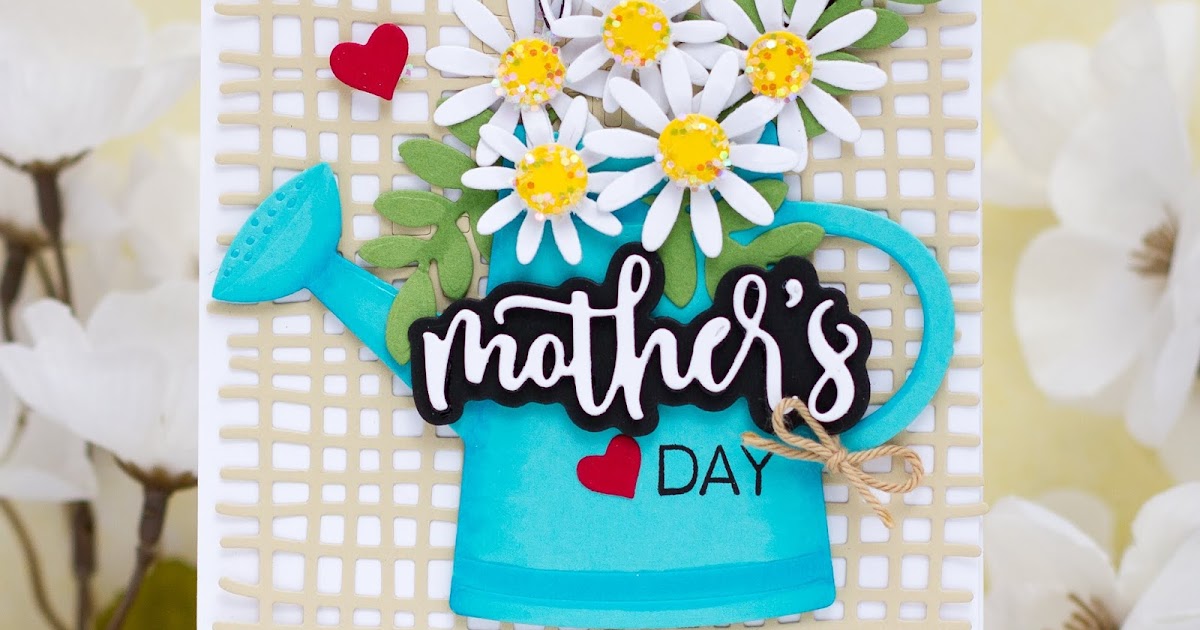 I Love Doing All Things Crafty: Watering Can Bouquet Card for Mom ...