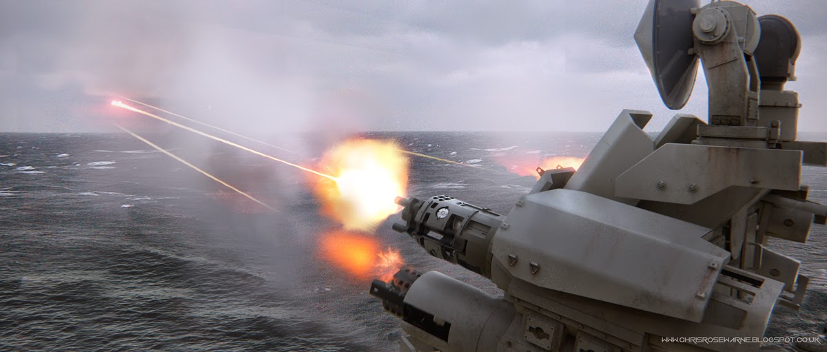 Chris Rosewarne Art: CIWS Sentry Gun