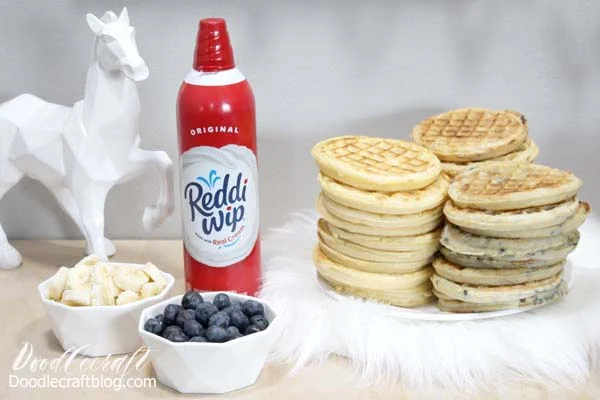 Breakfast Waffle Bar with Eggo, Reddi-Wip and Spirit Riding Free on Netflix