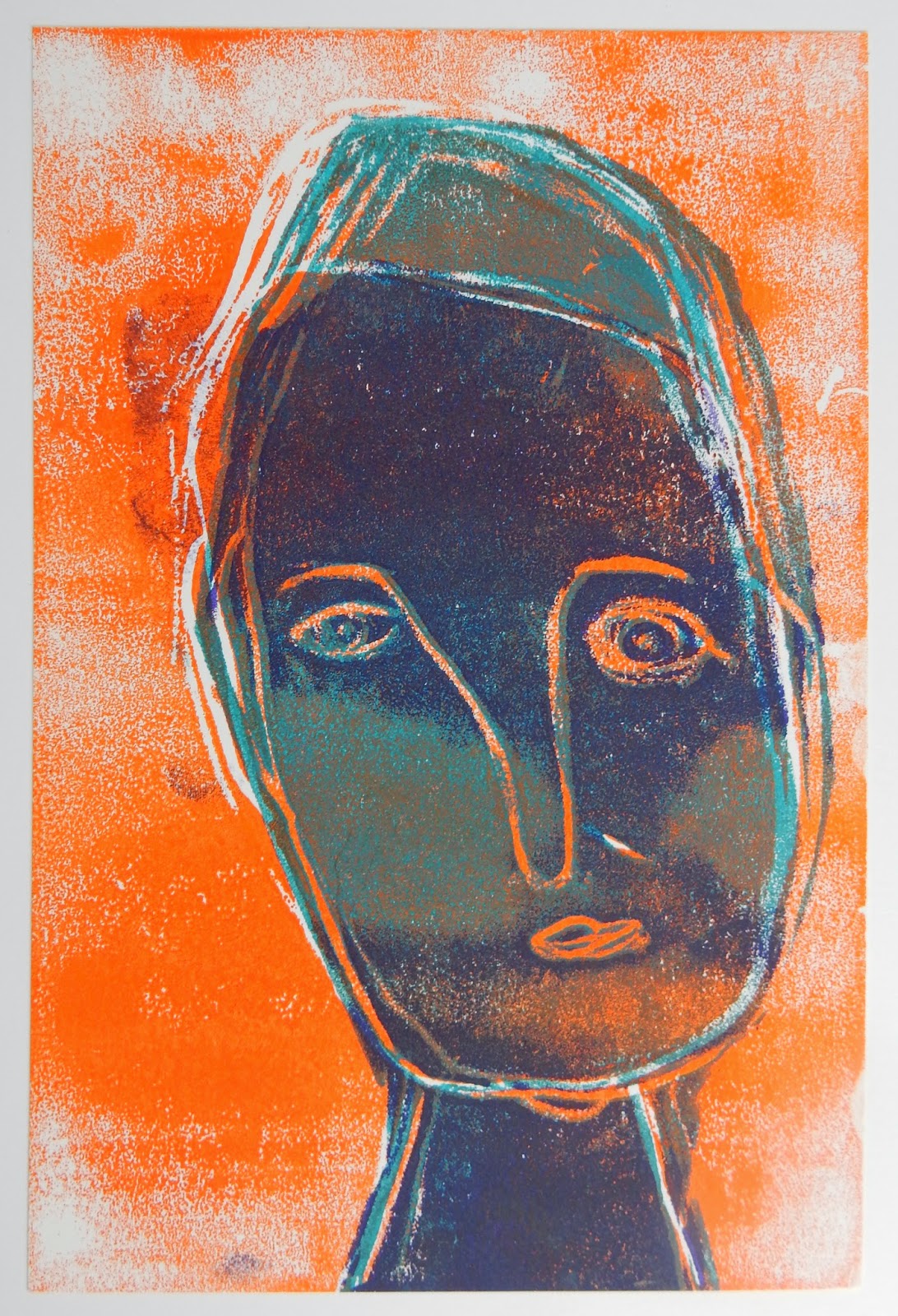 Doodlebug Dabblings: Warhol inspired printed self portraits