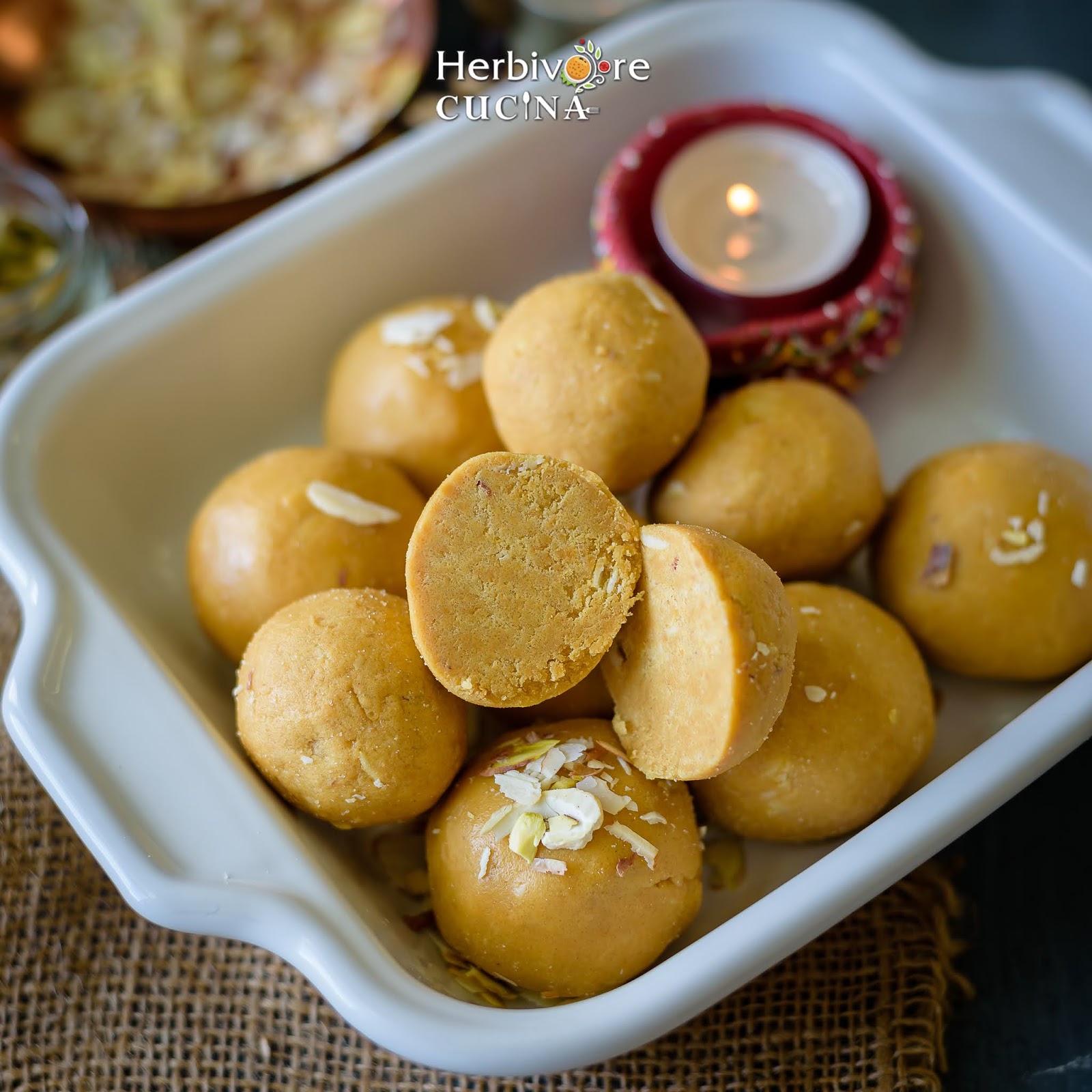 Herbivore Cucina: Besan Ladoo