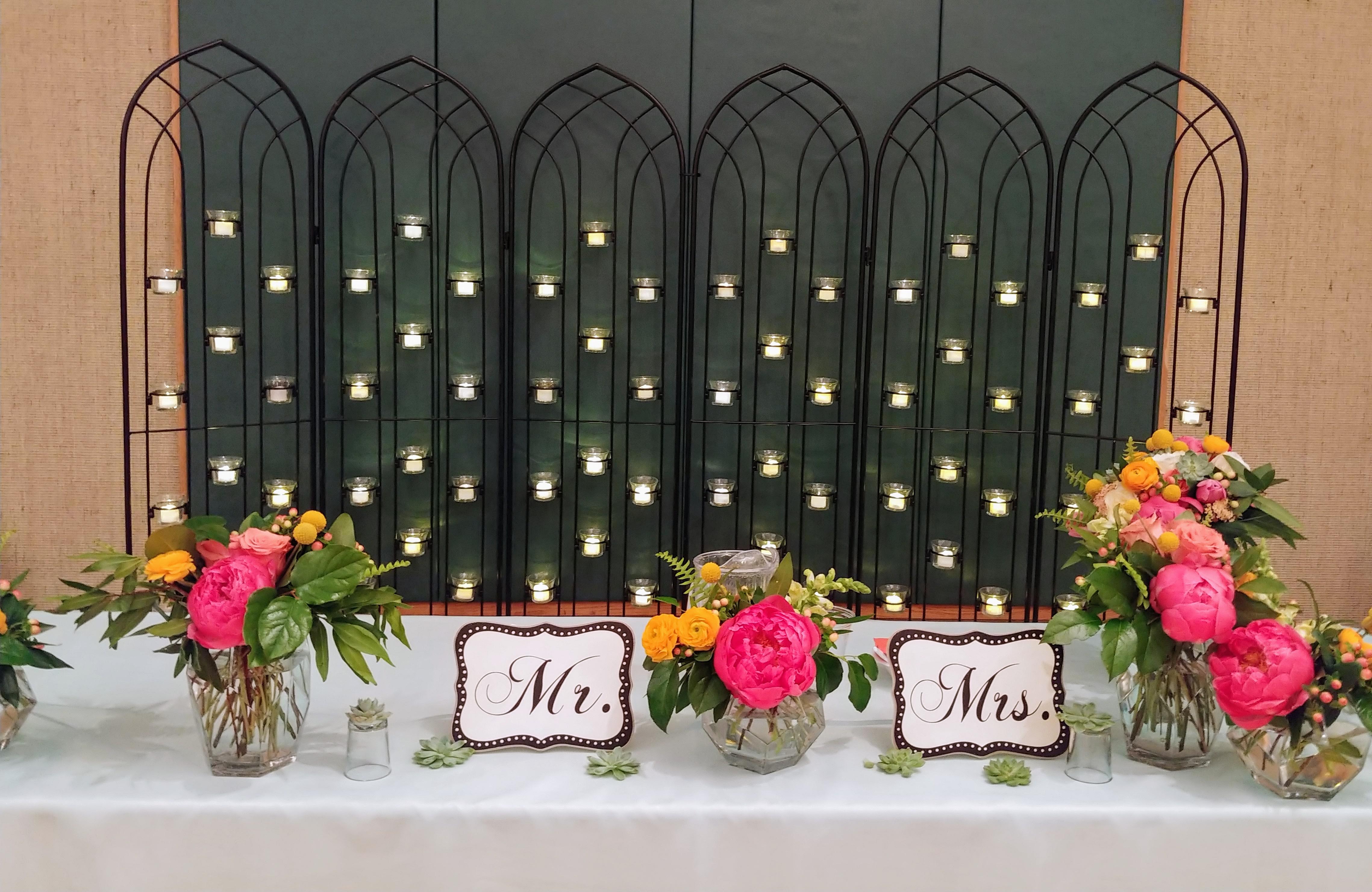 Creative Wedding and Party Decor : Backdrop Choices