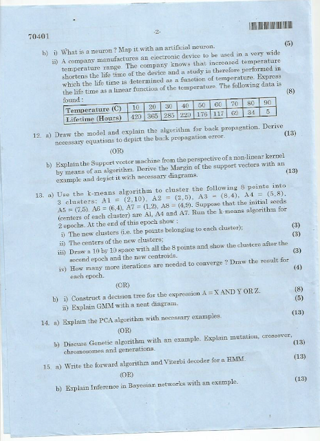 Anna University CP 5191-MACHINE LEARNING TECHNIQUES November/December ...