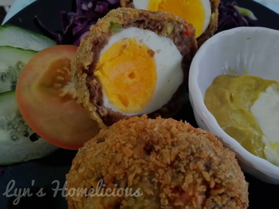 Egg Based Breakfast Idea 5 : Scotch Egg | LYN'S HOMELICIOUS
