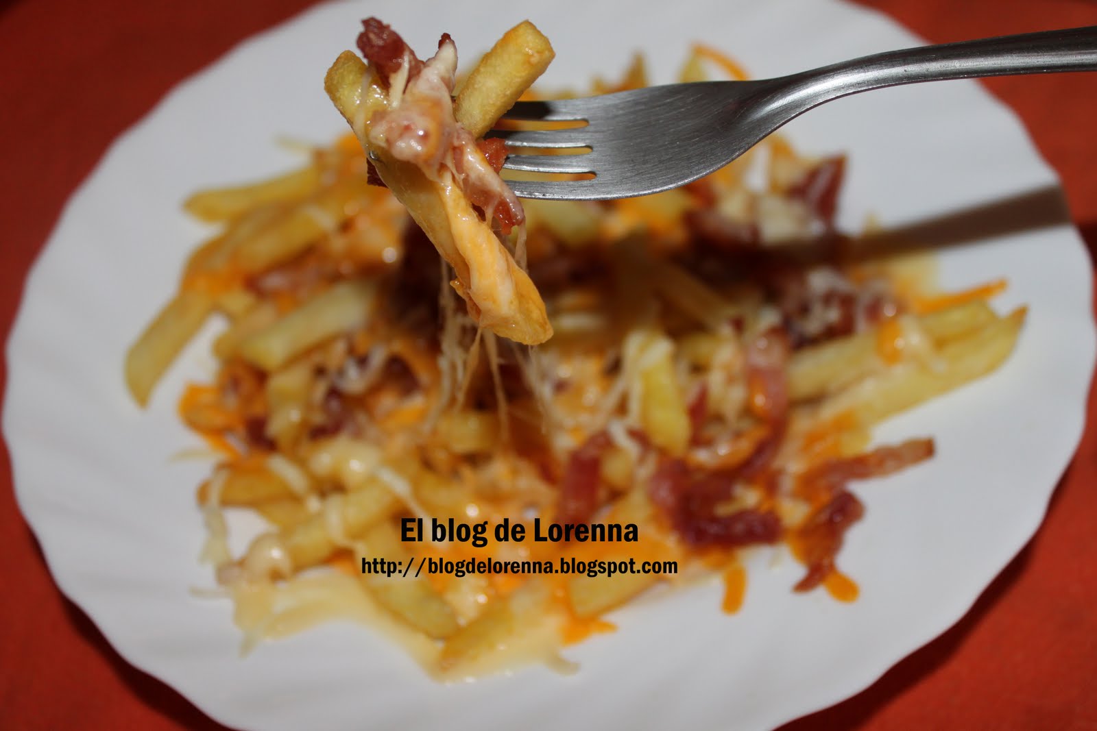 El blog de Lorenna: Receta Patatas Cheese Bacon