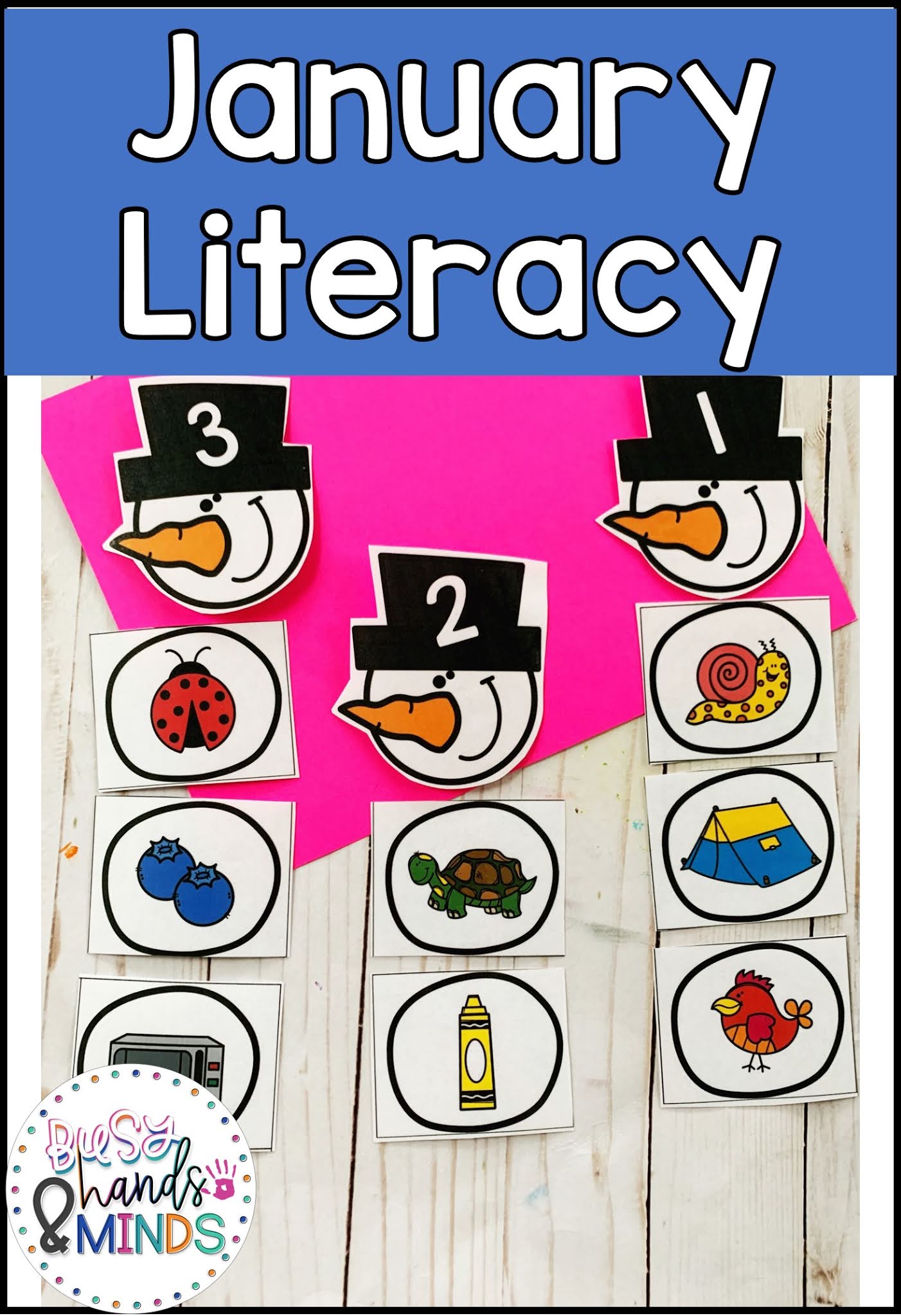 January Literacy Centers | Busy Hands and Minds