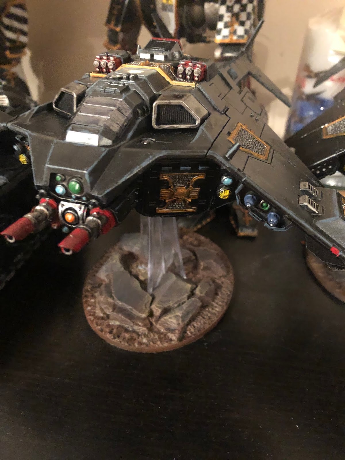 WeeMen: Deathwatch - Corvus Blackstars and Drop Pod - Completed