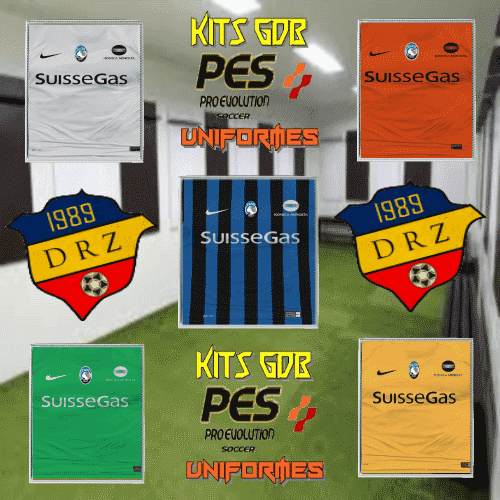 Todo Kits o Uniformes para PES 6 By DRZ: Kit GDB Atalanta BC (ITA) 2014 ...