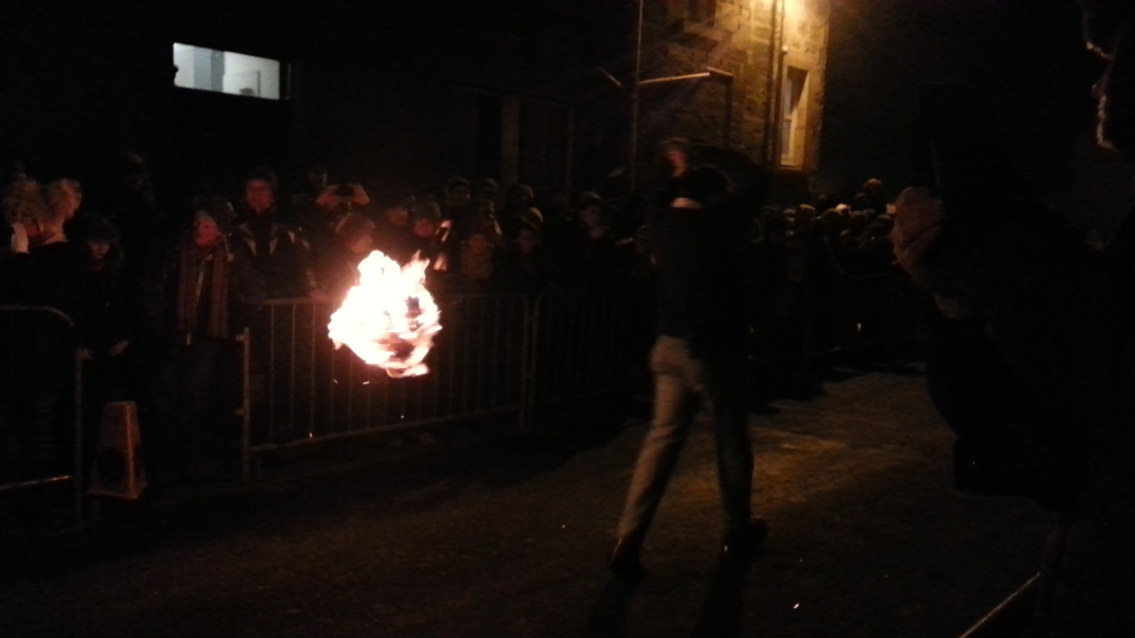 Small Town Oil Wife: Stonehaven Fireball Ceremony - New Year's Celebration