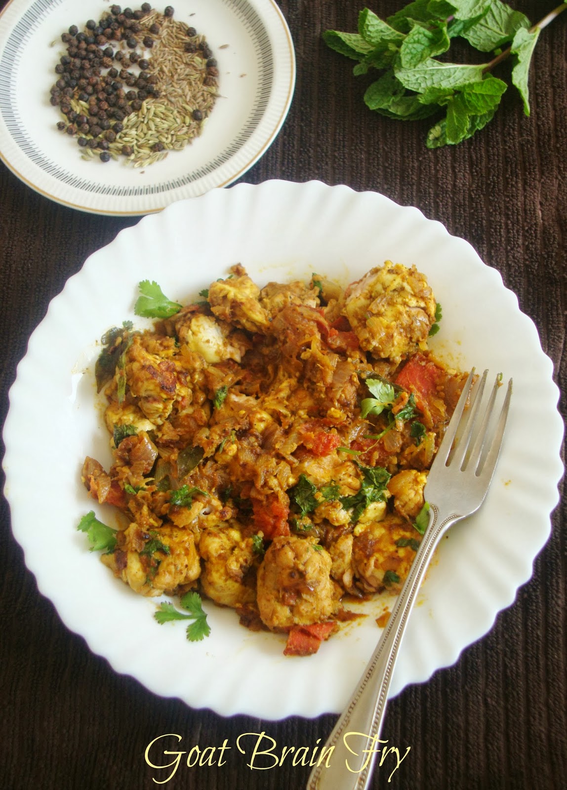 Poornima's Cook Book: Goat Brain Fry (masala) / Moolai Varuval - South ...