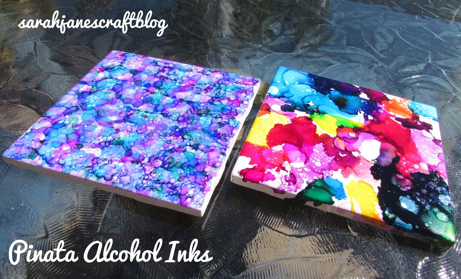 Trying Out Pinata Alcohol Inks