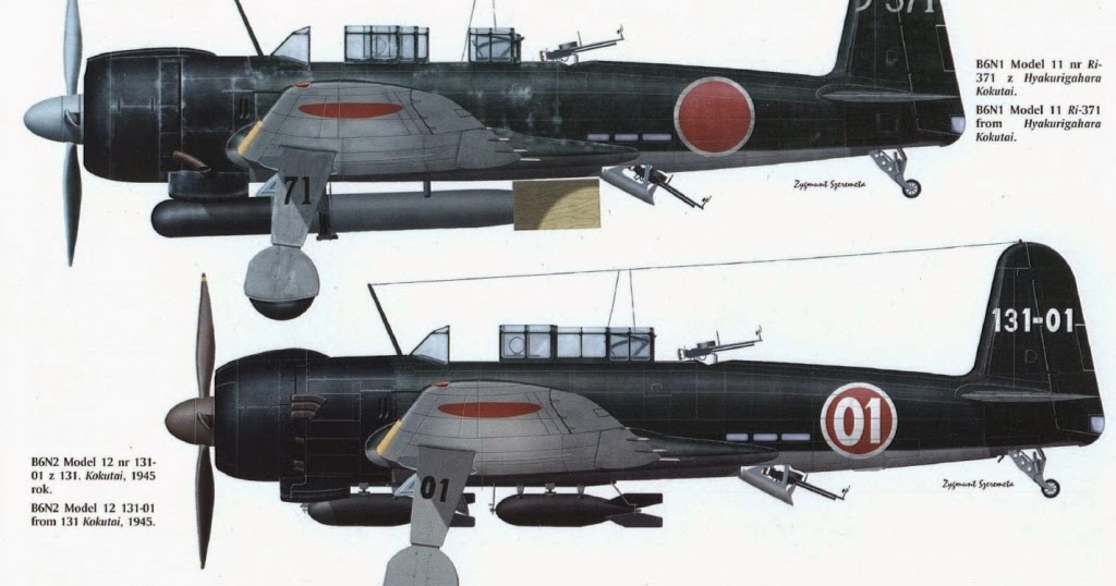 Japanese Aircraft of WWII: Nakajima B6N Tenzan